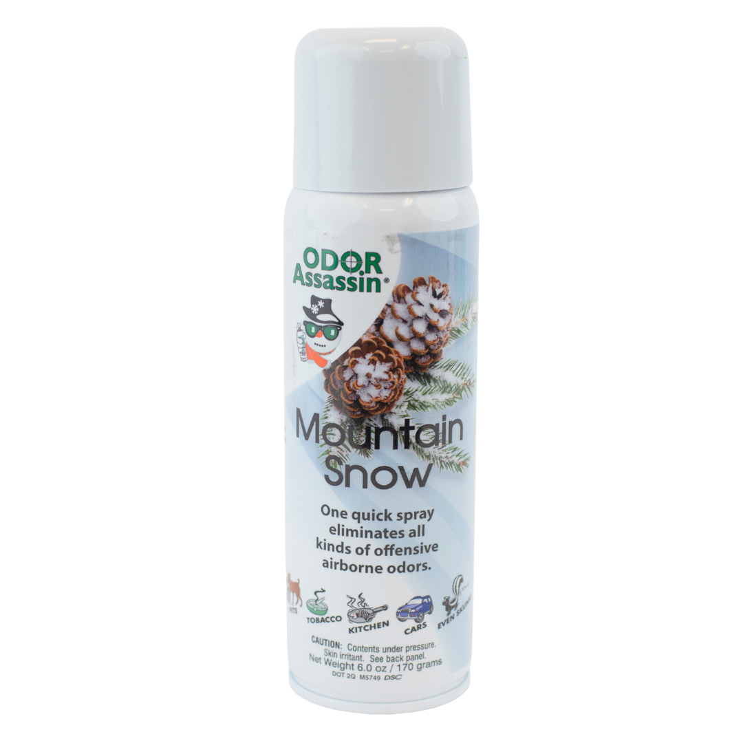Odor Assassin Spray Can 12/6oz Mountain Snow – Wholesale & Liquidation ...